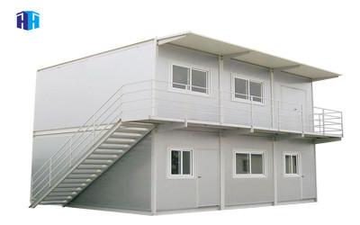 China pre-made two story 20ft shipping steel frame container house modular in nepal for sale