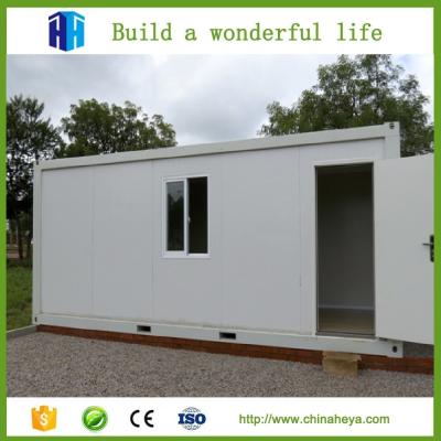 China Hurricane proof prefab 20ft 40 ft container office building steel house design for sale