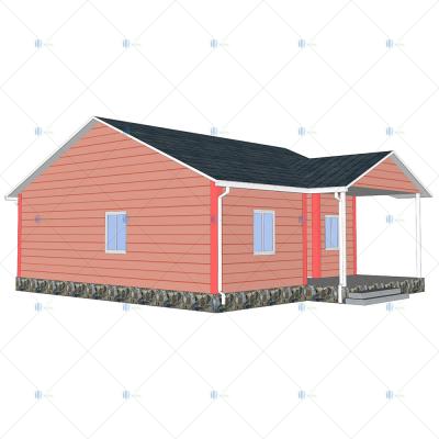 China Heya-2B08-B China 2 room sandwich panel house materials cheap home in Kenya for sale