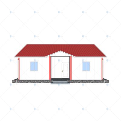 China Heya-3B01-A China 3 room sandwich panel house materials cheap home in Kenya for sale