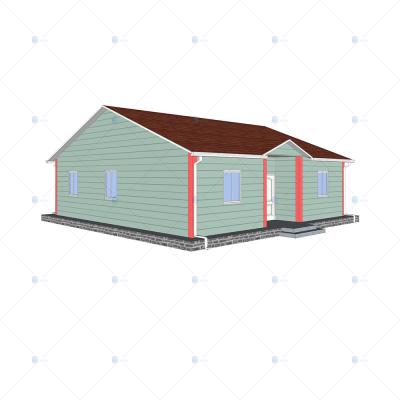 China Heya-3B01-B China 3 room sandwich panel house malaysia price easily constructed home design for sale