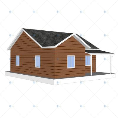 China Heya-2Q03 China 2 room light gauge house ready made prefabricated homes design for sale