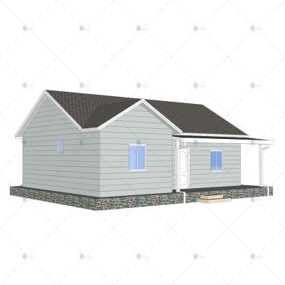 China Heya-2Q06 China 2 room light gauge house easily constructed durable prefabricated house for sale