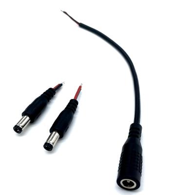 China OEM ODM DC Power Cable 5521 5525 3.5mm Male to Male - Custom Length Options with UL/RoHS/CE Certification for sale