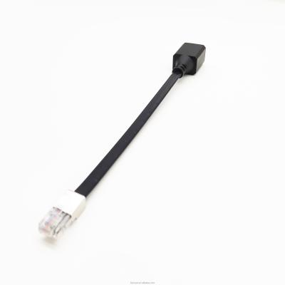 China Flyroyal Flat CAT6 Ethernet Cable RJ45 Male to Female 1 Gbps High-Speed LAN Network Cable with UL RoHS CE Certification for sale