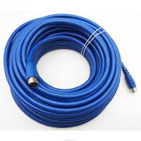 China Customized 8P DIN Cable Assembly 25M Length 20AWG for Industrial Audio/Video Applications for sale