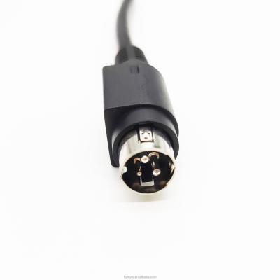 China Custom 3-Pin DIN Audio Cable 3P Male Connector Assembly with UL RoHS CE Certification FDC-006 for sale