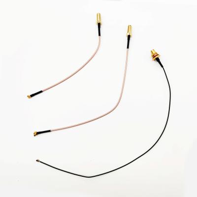 China RG178 RF Coaxial Cable RP SMA Female to IPEX4 Gen4 MHF4 Extension - 300mm Length with UL/CE Certification for sale