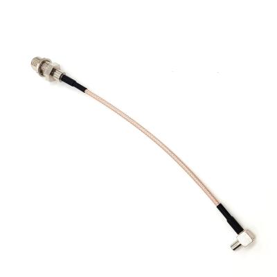 China F Female to TS9 Male RG316 RF Coaxial Cable with RG178 Wire for Router & Electronics for sale