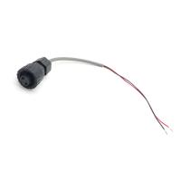China M8 M12 M16 Waterproof Industrial Connector Cable 2P-8P IP67 IP68 IP69K Rated 200mm Length for sale