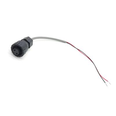 China M8 M12 M16 Waterproof Industrial Connector Cable 2P-8P IP67 IP68 IP69K Rated 200mm Length for sale