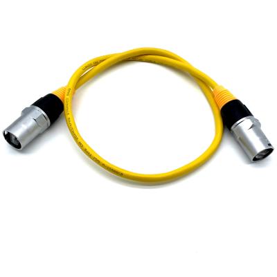 China RJ45 Waterproof Ethernet Cable with Metal Connector - IP67 Rated, Gigabit Speed, UL/CE Certified for sale