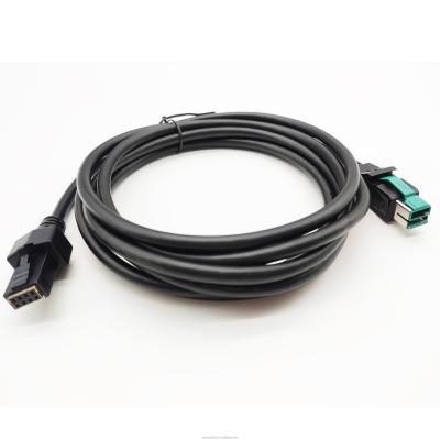 China Flyroyal 12V 24V Powered USB Printer Cable 20AWG 1M-5M UL20276 Certified for sale