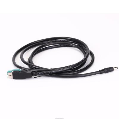 China 12V Powered USB to DC Cable 20AWG Wire Harness with UL RoHS CE Certification for Printers and Electronics for sale
