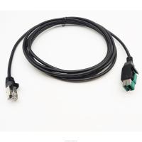 China 12V/24V Powered USB Cable with 12V Male to RJ45 Connector - 6A Fast Charging, 20AWG Wire Gauge for sale