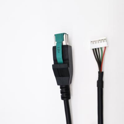 China 12V/24V 6A Fast Charging USB to JST Power Cable with 20AWG Wire for Printers and Tablets for sale