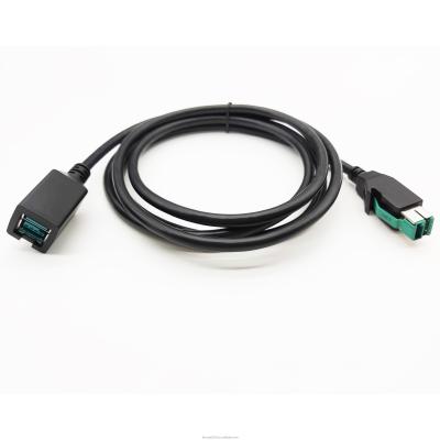 China 12V Powered USB Extension Cable 20AWG Male to Female with UL RoHS CE Certification for Printers for sale