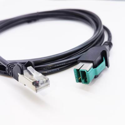 China 12V 24V Powered USB Cable Male to RJ45 1m 1.5m for Computer Tablet for sale