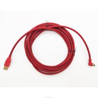 China USB 2.0 USB-A to Right Angle Mini USB Fast Charging Cable 24AWG for POS & Printers for sale