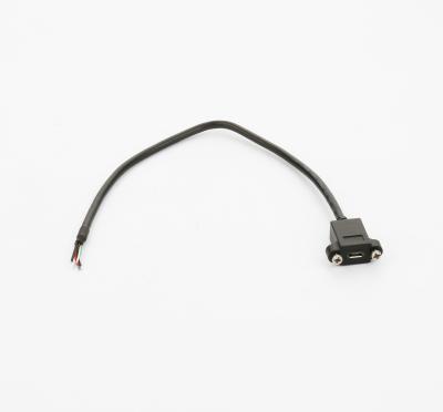 China Flyroyal Micro USB Female Fast Charging Cable 20AWG FPC-007 for POS Equipment and Printers for sale