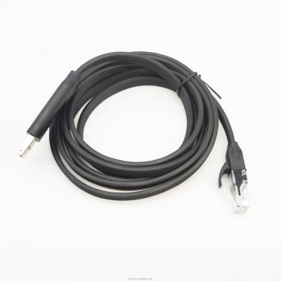 China 8 Pin 6A Fast Charging USB Cable USB-A to RJ45 20AWG with UL RoHS CE Certification for sale