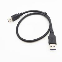 China USB 2.0/3.0 Type A to A Fast Charging Cable 20AWG with Custom Length and Logo Options for sale