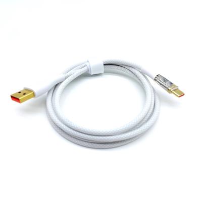 China White 20AWG Fast Charging USB-A to USB-C Cable with 5V Power for POS and Printers for sale
