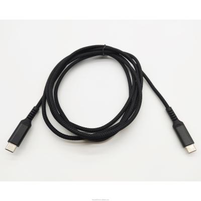 China USB Type-C Male to Type-C Male Cable 20AWG for Fast Charging and Data Transfer for sale