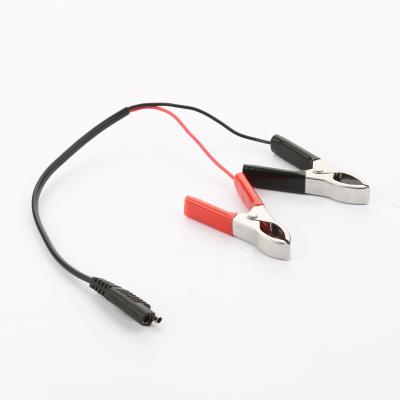 China Custom DC Charging Cable with Alligator Crocodile Clip Wire Harness FDC-003 - UL RoHS CE Certified for sale