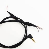 China Custom 90 Degree Right Angle Elbow Male 3.5mm Jack Audio Stereo Cable FCC-004-1 with UL/RoHS/CE Certification for sale
