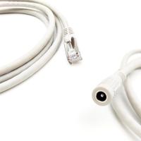 China RJ45 to DC Female Connector Cable 150mm with UL RoHS CE Certification for Power Transmission for sale