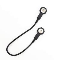 China 60cm 2-Lead Medical ECG Cable with 4.0mm Electrode Snaps - UL RoHS CE Certified for sale