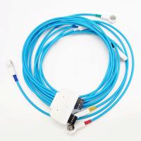 China 4.0mm ECG Snap to 2.54 Connector Medical Cable Assembly FMC-011-1 with UL/CE/RoHS Certification for sale