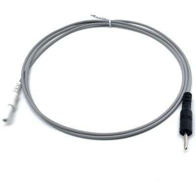 China Flyroyal FMC-013 Medical Electrode Adapter Cable 1.5mm 2.0mm Male to Female for ECG Monitoring Devices for sale