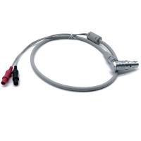 China Stainless Steel Right Angle 1B 16-Pin Male Connector Medical Electrode Cable FMC-015 with UL/CE Certification for sale
