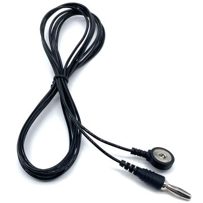 China Flyroyal FMC-016 Electrode Snaps to Banana Plug Medical Cable with UL/CE/RoHS Certification for ECG Equipment for sale