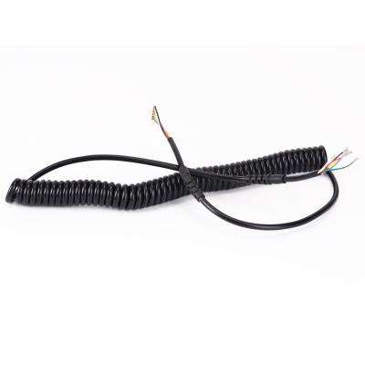 China OEM High Flexible Coiling Cable FCL-001 with UL RoHS CE Certification for Industrial Automation for sale