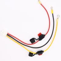China Custom 12 AWG Automotive Wire Harness with ATC ATO Fuse Holder Ring Terminal for sale