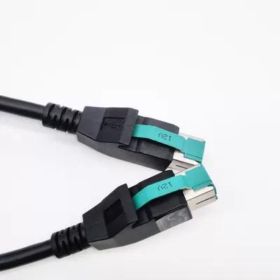 China Flyroyal FPU-0 Foil and Braid Shielded PoweredUSB Cable 1.8m -20°C to +60°C for POS Systems for sale
