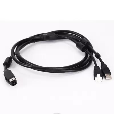 China Flyroyal FPU-0 PoweredUSB Cable 1.8m PVC Insulation Foil and Braid Shield USB 2.0 for sale