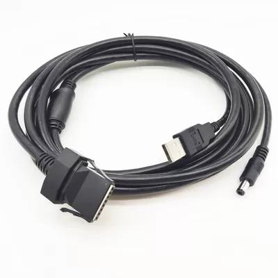 China Flyroyal FPU-0 1.8m Foil and Braid Shielded PoweredUSB Cable for POS Printers for sale
