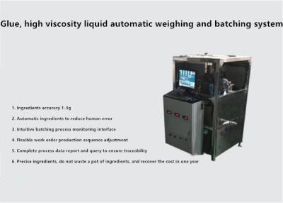 China Glue, High Viscosity Liquid Automatic Weighing And Batching System for sale