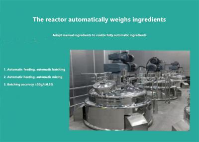China The Reactor Automatically Weighs Ingredients For Glue for sale