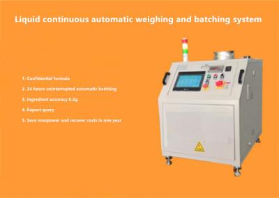 China Liquid Continuous Automatic Weighing And Batching System For Polyurethane Insole for sale