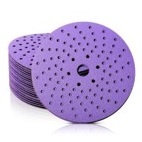 China Durable Purple Sandpaper Automotive Polishing Aluminum Oxide Sanding Belts SG Abrasive Porous Sand Paper for Car Sanding for sale