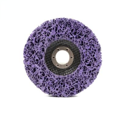 China Blue Purple Black Silicon Carbide Ceramic Quick Clean and Strip Disc Abrasive Stripping Wheel for sale