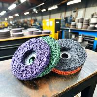 China High-Diameter 100mm 4inch Abrasive Cleaning Disc Customizable Paint Stripping Wheel Tool with Fiberglass Backing High Hardness for sale