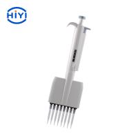 China Toppette 8 Channel Mechanical Pipette Adjustable Volume 0.5-10μL 5-50μL 50-300μL for Laboratory for sale