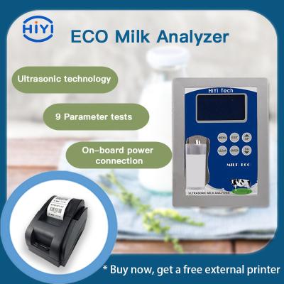 China ECO Milk Analyzer with Ultrasonic Technology - 0.9kg Portable Device for Fat, Protein, SNF Measurement for sale