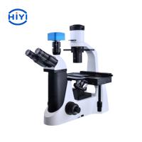 China PD100 Inverted Biological Microscope 30 Degree Tilt 360 Degree Rotation Three Eye Observation Tube for sale